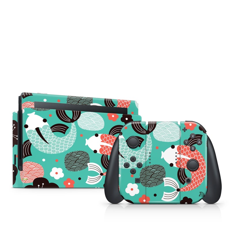 Switch Decal Fish Art Switch Skins Nintendo Abstract Dock - Etsy