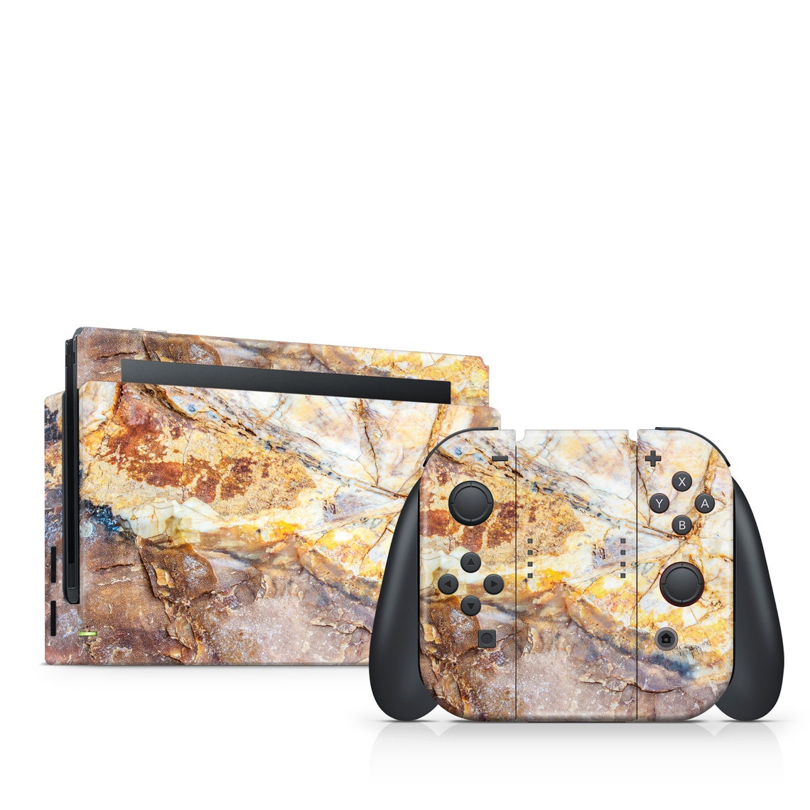 Gold Marble Skin for Nintendo Switch Skin Texture Decal Gold | Etsy