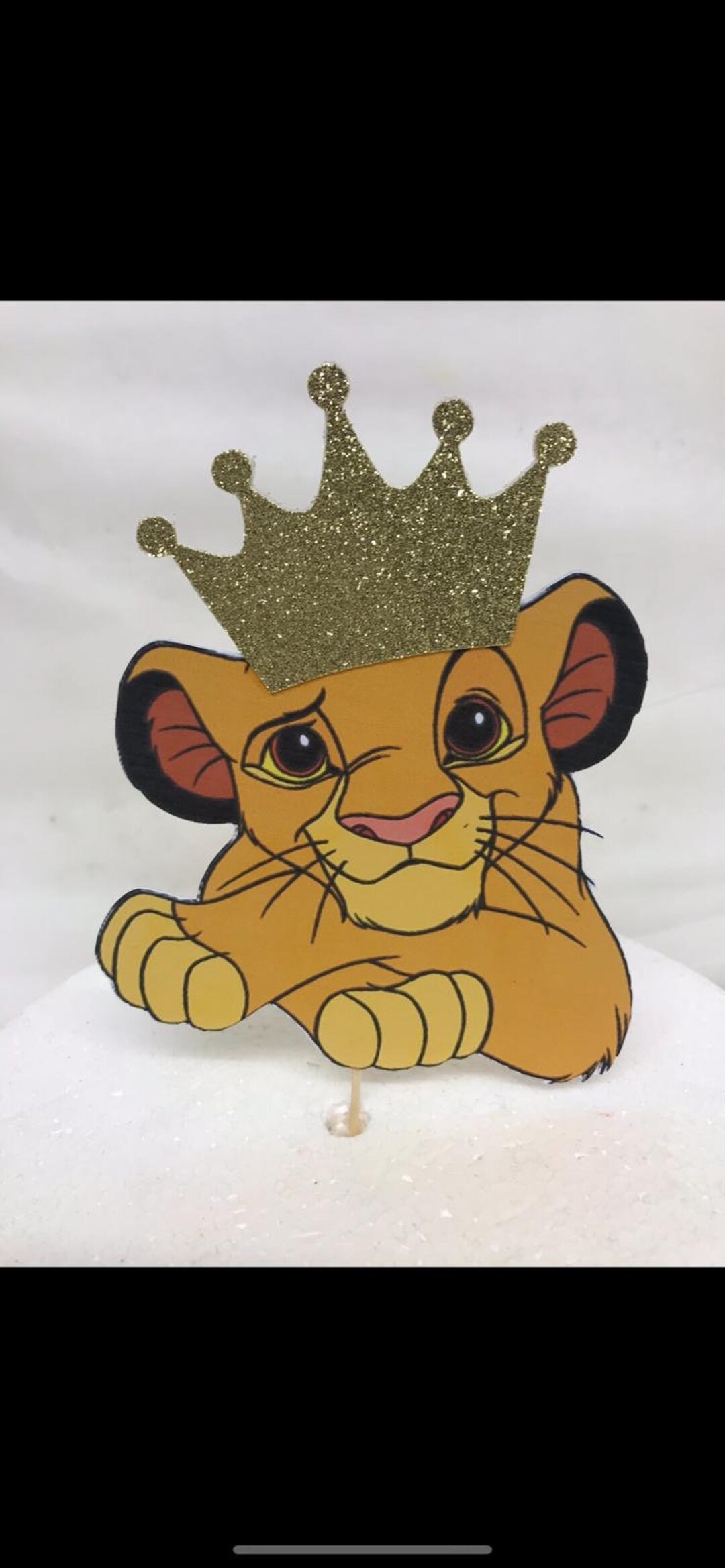 Simba Lion King Birthday Cake Topper (unofficial) - Etsy