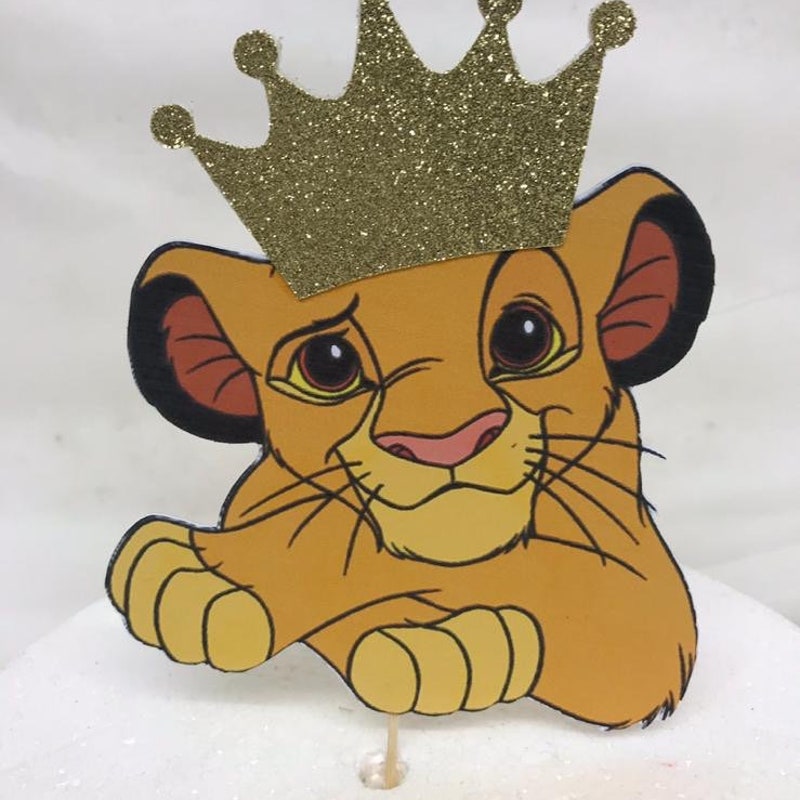 Edible Simba Cake Topper - Etsy UK
