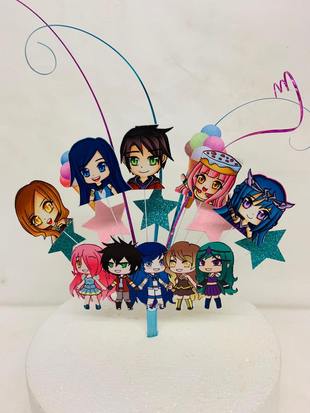 Itsfunneh Birthday Cake Topper, Funneh and Friend's (unofficial) - Etsy
