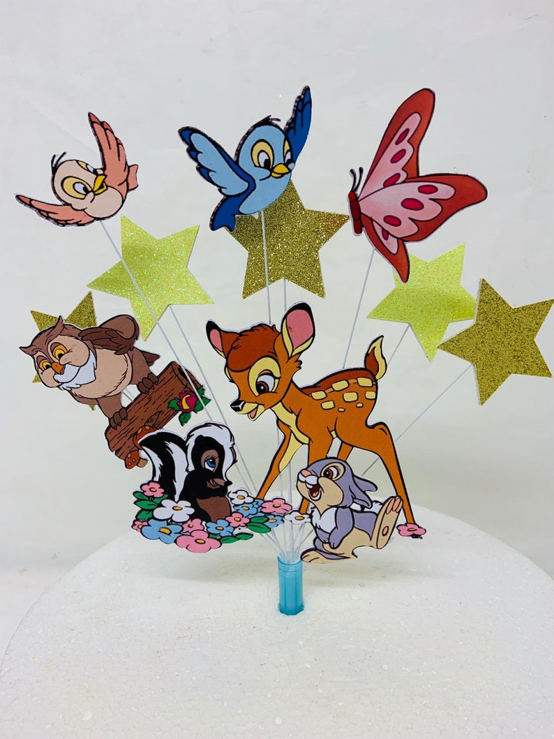 This Bambi, Thumper, Flower, Faline and Friends Topper (unofficial) - Etsy