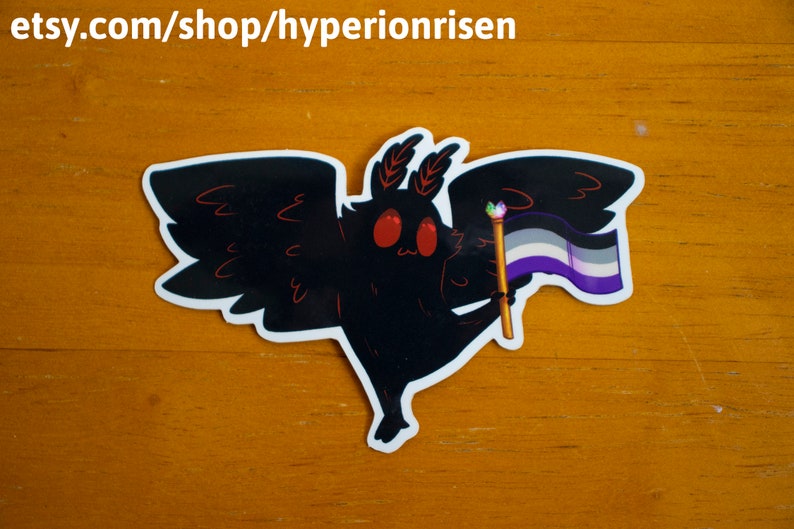 Mothman Pride Lgbtq Rights Stickers | Etsy
