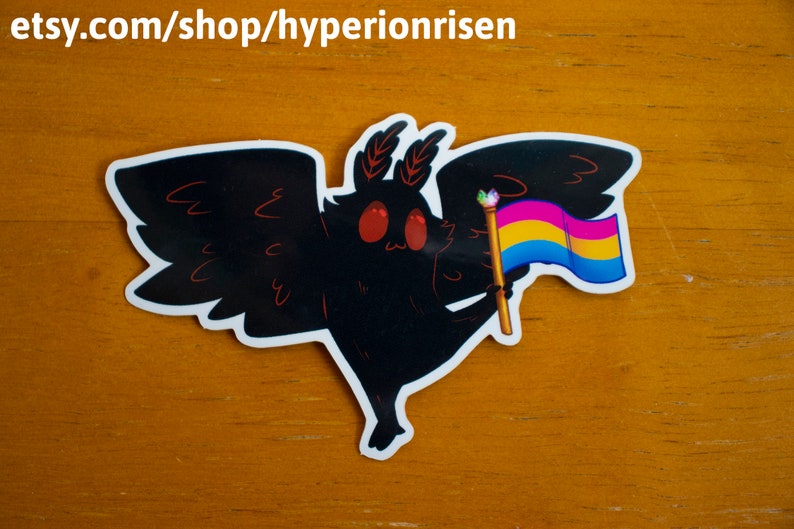 Mothman Pride Lgbtq Rights Stickers | Etsy