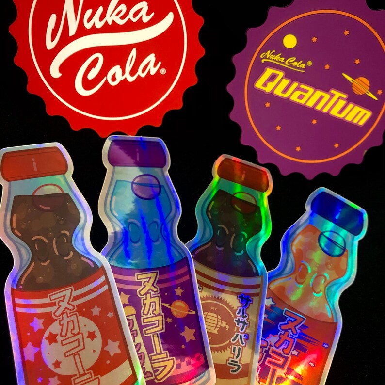 Fallout Nuka-cola Marble Soda Stickers | Etsy