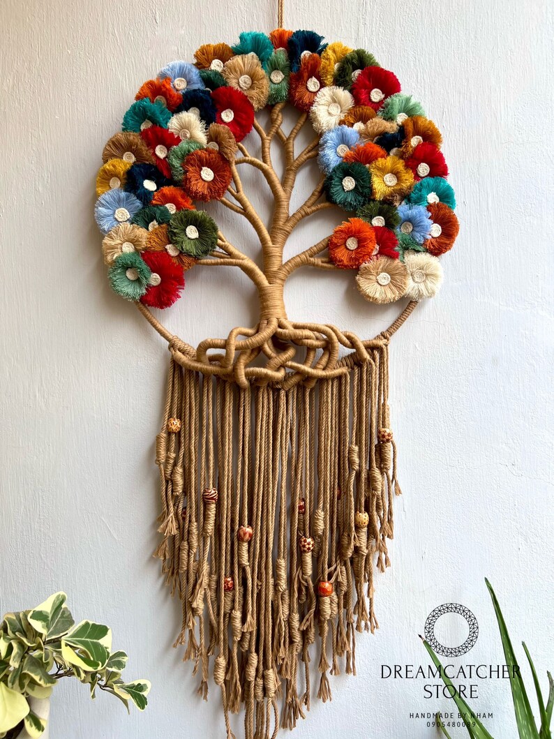 Tree of Life Macrame Wall Hanging, Handmade Macrame Wall Hanging, Gift ...