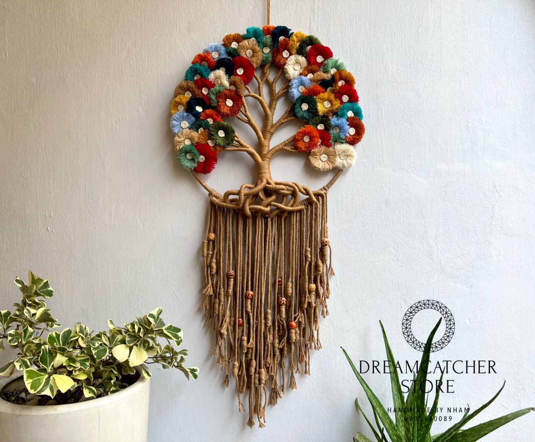 Tree of Life Macrame Wall Hanging, Handmade Macrame Wall Hanging, Gift ...