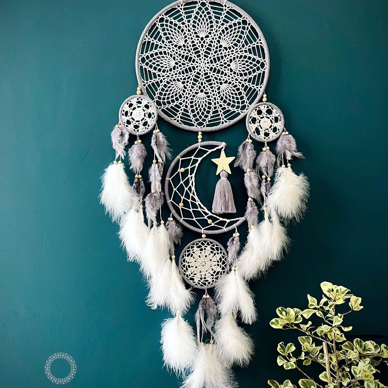 Moon Dreamcatcher - Etsy