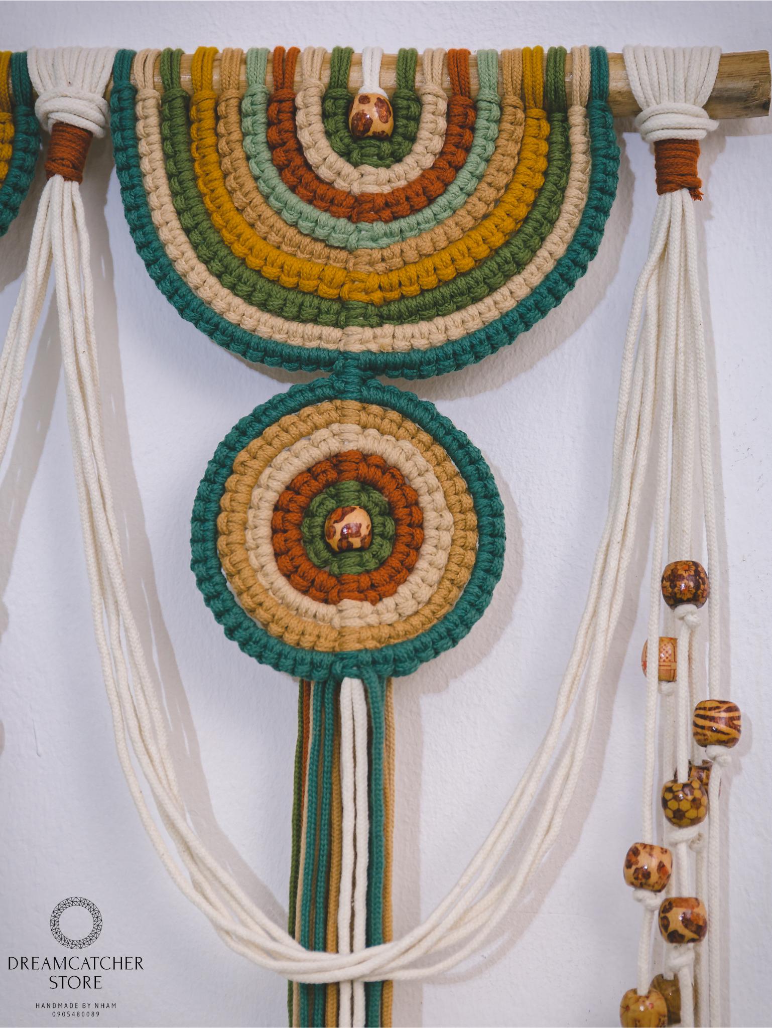 Extra Large Macrame Wall Hanging: Boho Woven Headboard (47x34 Inches ...
