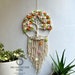Green Leaf Macrame Tree of Life, Tree of Life Macrame Wall Hanging With ...