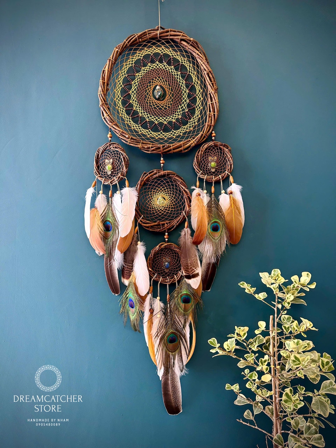 Authentic Traumfanger | Dream Catcher Wall Hanging Decor | Native ...
