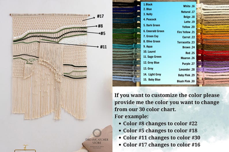 Large Macrame Wall Hanging: Modern Farmhouse Tapestry - Etsy
