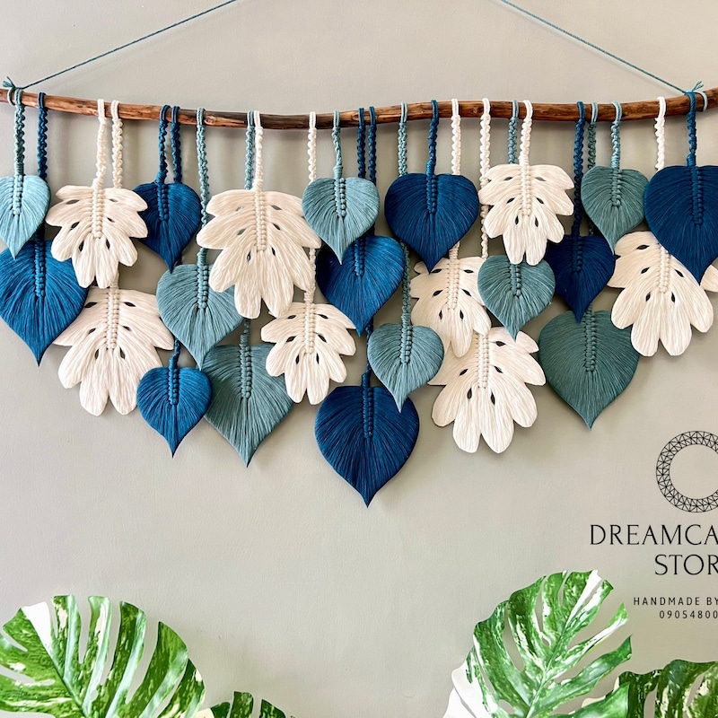 Macrame Leaf - Etsy