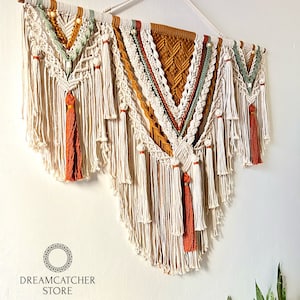 Large Macrame Wall Hanging, Giant Macrame, Handmade Macrame, Woven Wall ...