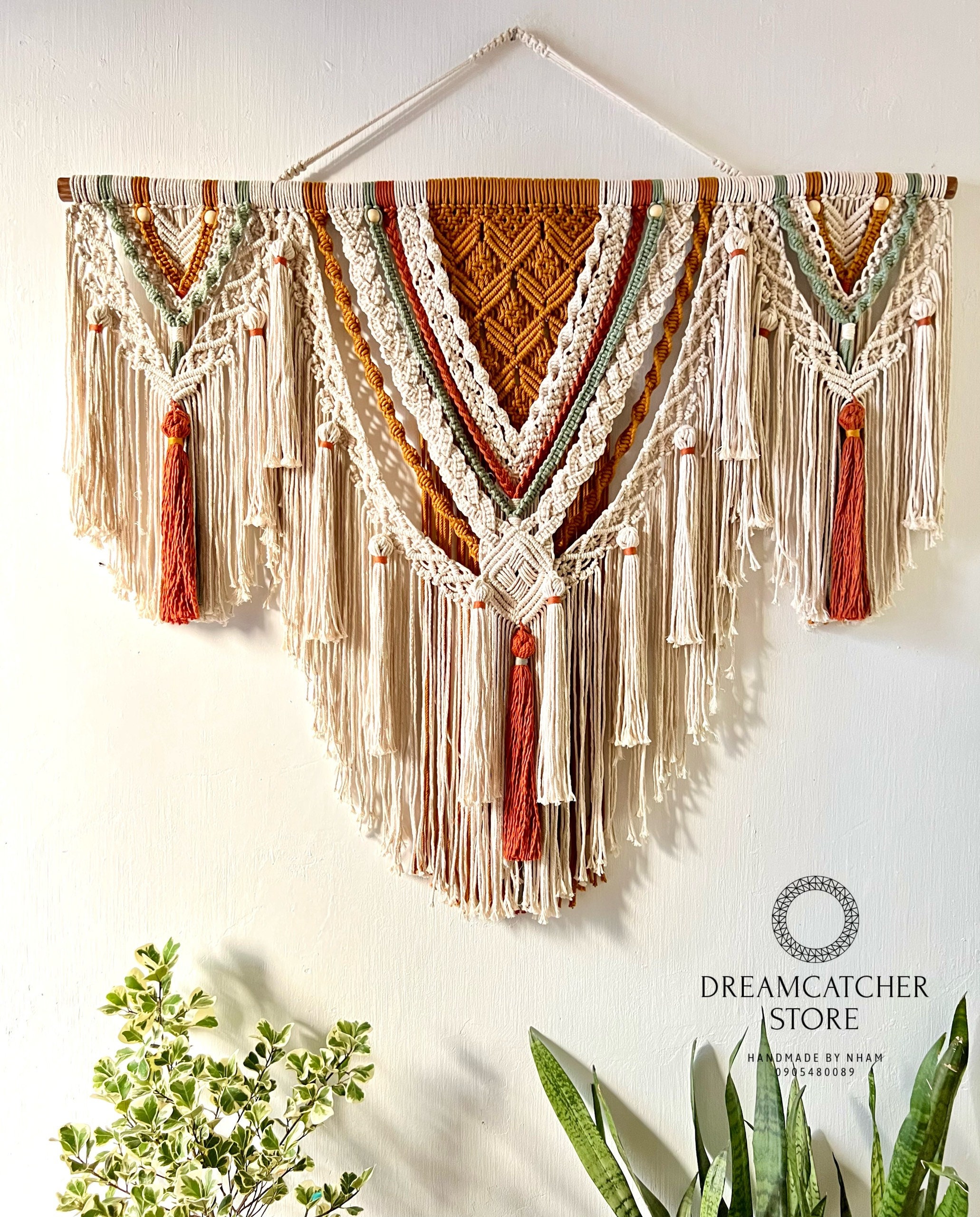 Large Macrame Wall Hanging, Giant Macrame, Handmade Macrame, Woven Wall ...