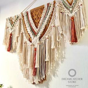 Large Macrame Wall Hanging, Giant Macrame, Handmade Macrame, Woven Wall ...
