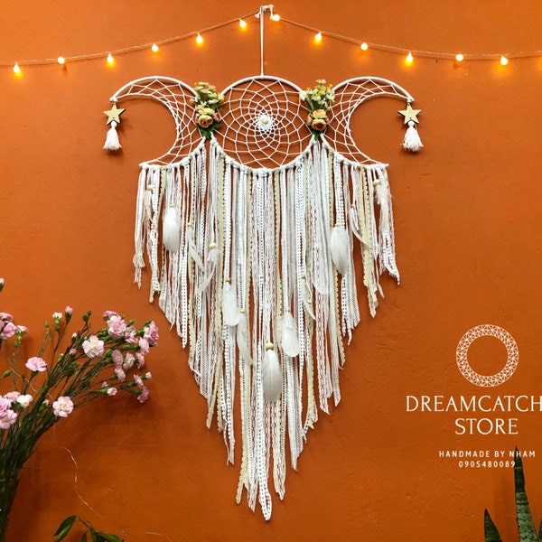 Moon Dreamcatcher - Etsy