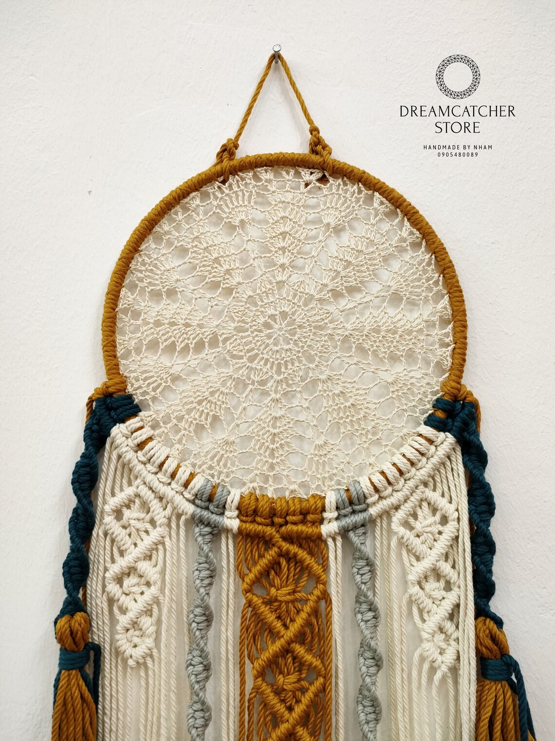 Large Dream Catcher Macrame Dream Catcher Dream Catcher Treo | Etsy