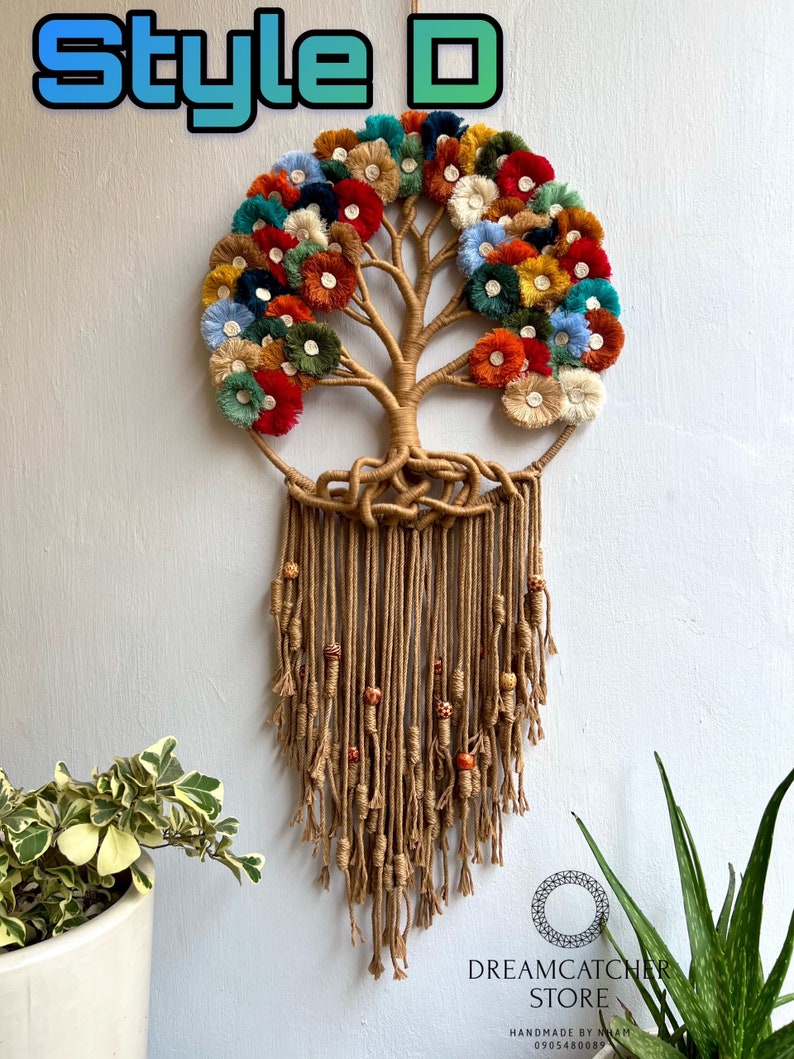 Tree of Life Macrame Wall Hanging, Handmade Macrame Wall Hanging, Gift ...