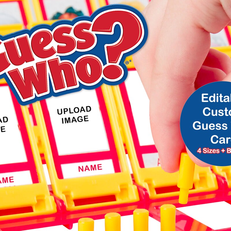 Guess Who Cards - Etsy