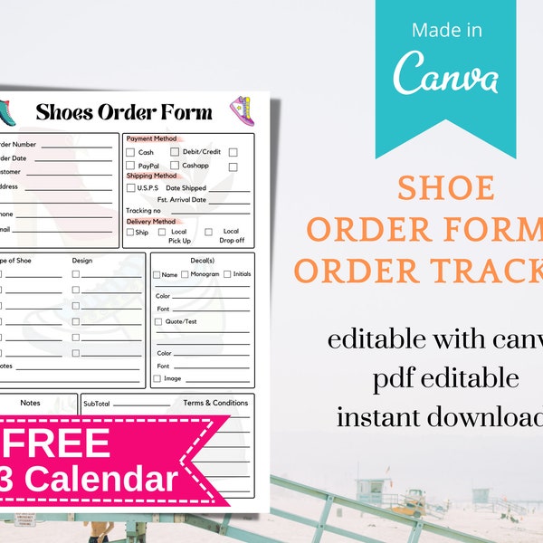 Printable Order Form - Etsy