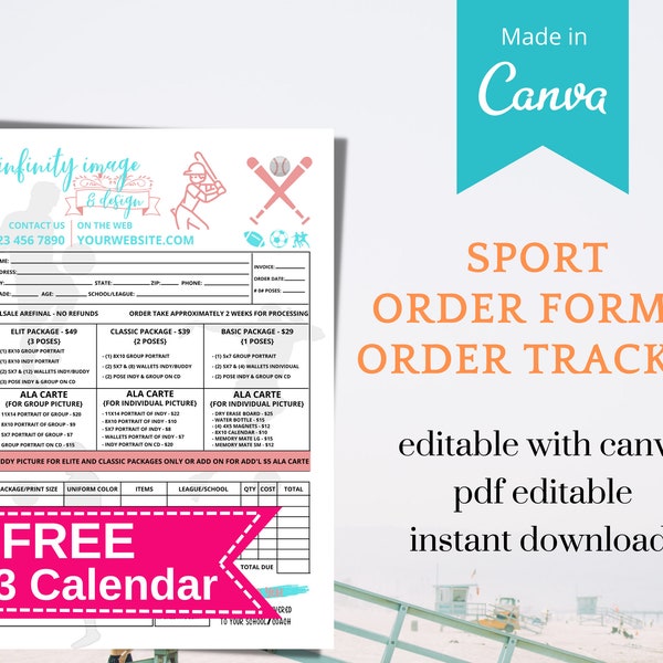 Purchase Order Template Editable - Etsy