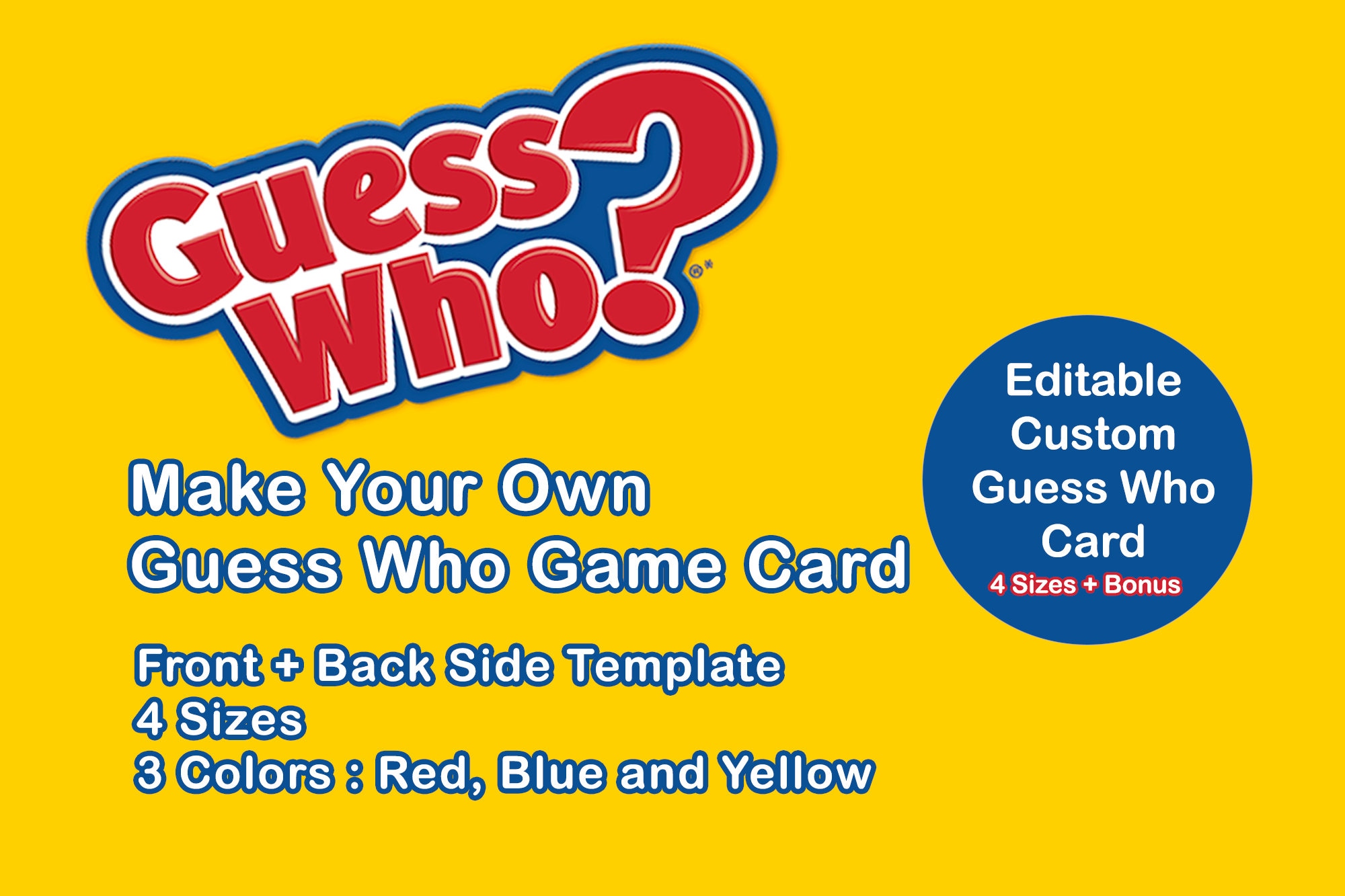 Guess Who Board Game Logo