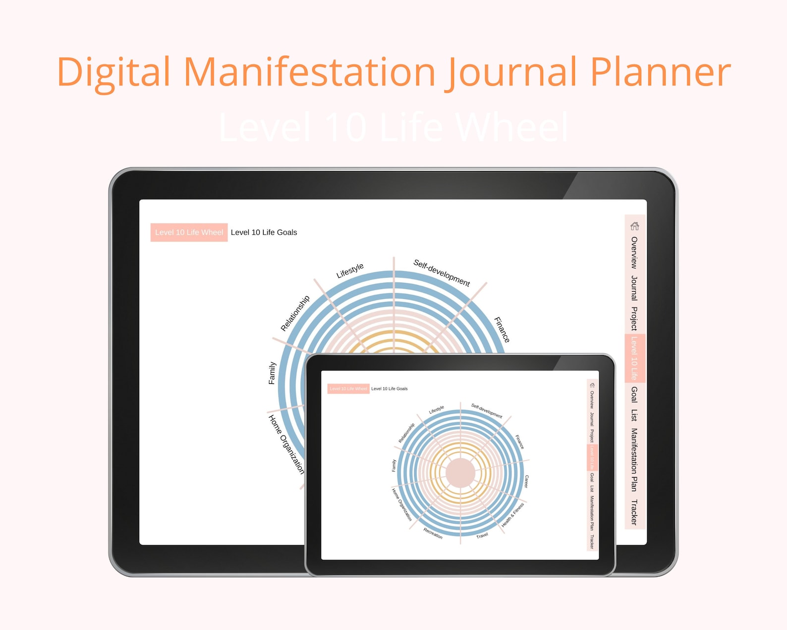 Digital Manifestation Journal Planner Undated Planner - Etsy