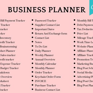 Shoe Business Planner Template Order Form Invoice Tracker - Etsy