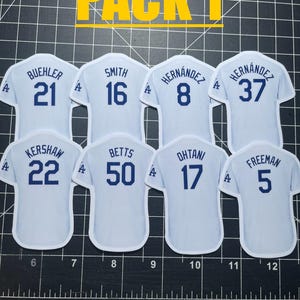 Los Angeles Dodgers Player Jersey Stickers! - Etsy