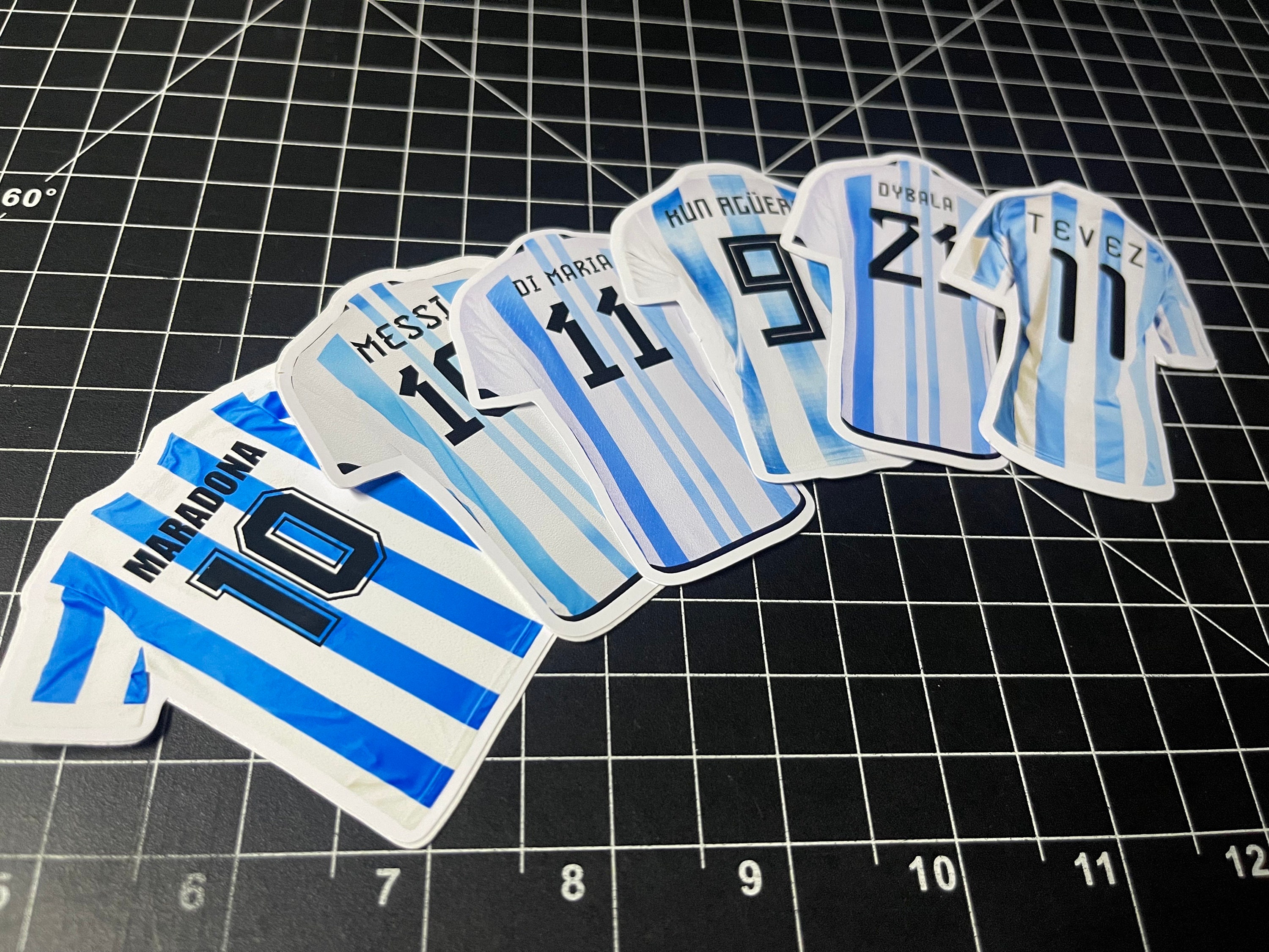 Argentina Legends Jersey Stickers! - Etsy