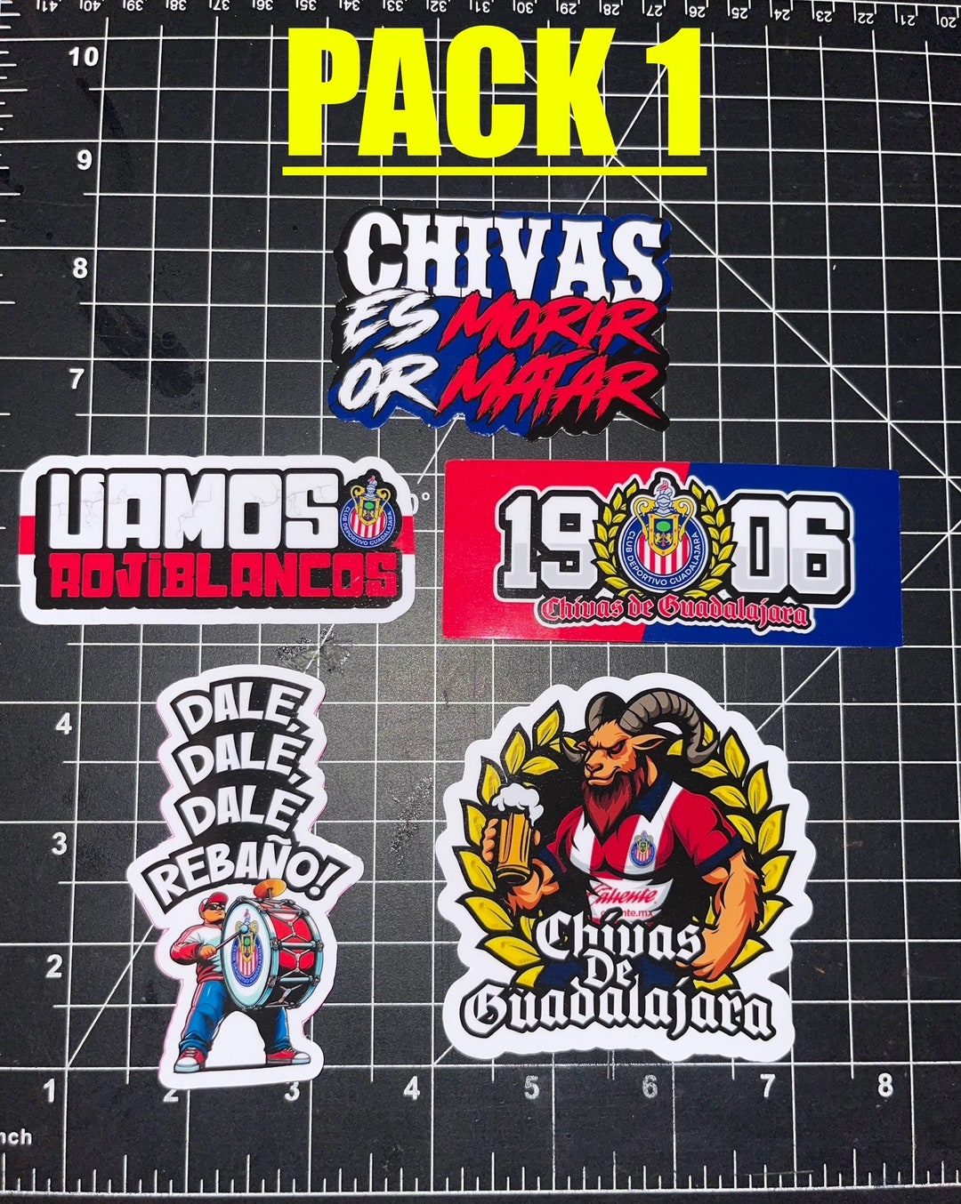 Chivas De Guadalajara Supporter Sticker Packs! - Etsy
