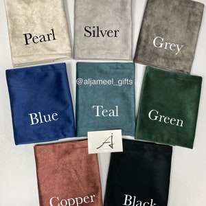 Personalized Velvet Quran Cover, Islamic Gift - Etsy UK