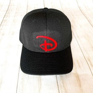 Disney World D Mickey Head Inspired Fitted Hat, Youth Adult Women Men ...