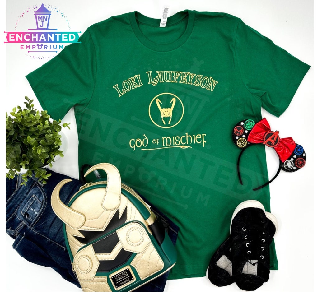 Loki Laufeyson God of Mischief Marvel Avengers Infinity War Endgame Disney Shirt, Disney ...