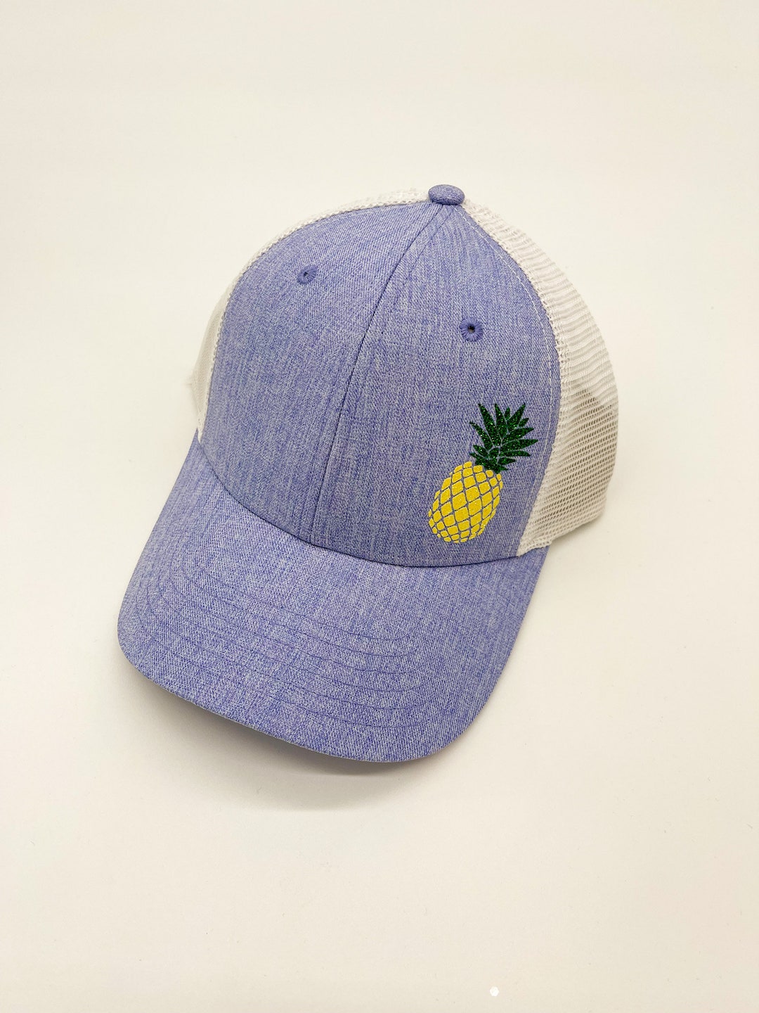Pineapple Trucker Hat, Pineapple Hat, Cute Pineapple Hat, Youth Adult ...