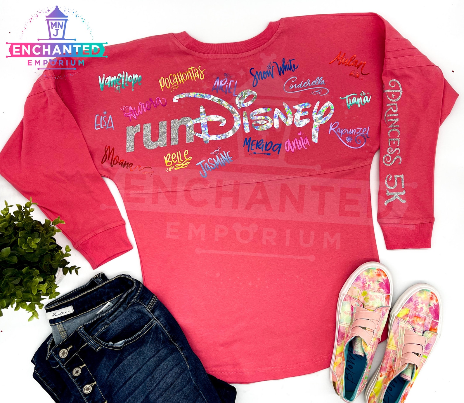 Run Disney Princess Run 5K 10K Half Marathon Disney Inspired Jersey ...