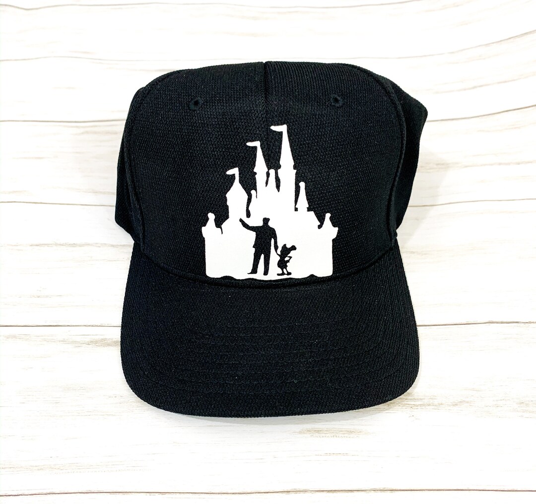 Walt Disney and Mickey Mouse Castle Inspired Fitted Hat, Youth Adult ...
