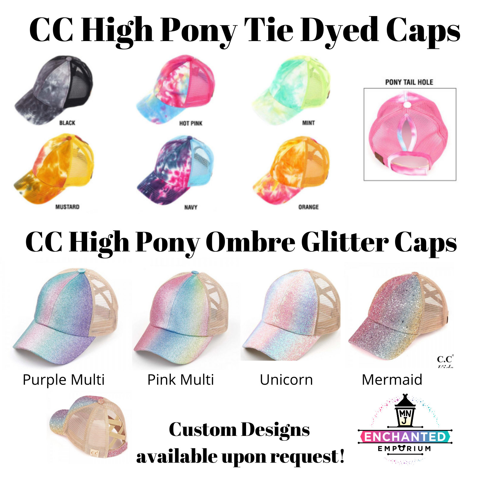 Wreck It Ralph Inspired Disney High Pony Glitter Hat - Etsy