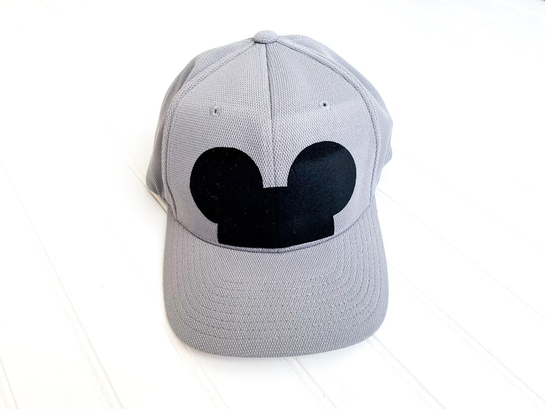 Half Mickey Head Inspired Fitted Hat, Mickey Hat, Youth Adult Women Men ...