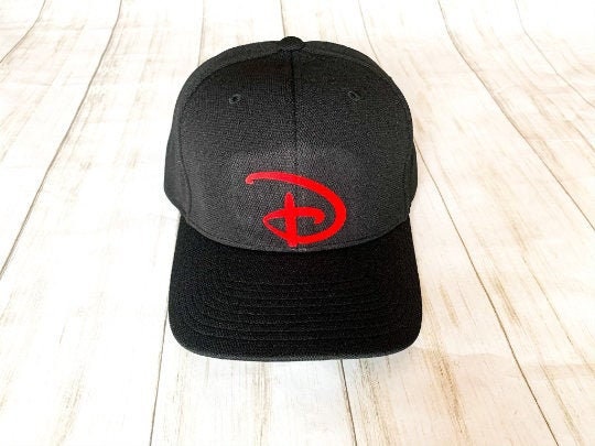 Disney World D Mickey Head Inspired Fitted Hat Youth Adult - Etsy