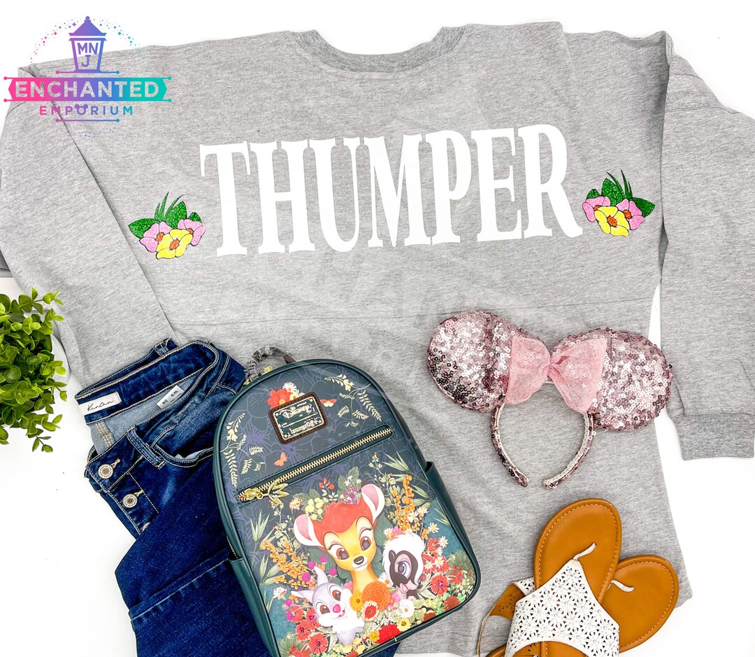 Thumper Bambi Inspired Disney Jersey Shirt, Thumper Bunny Rabbit Bambi ...