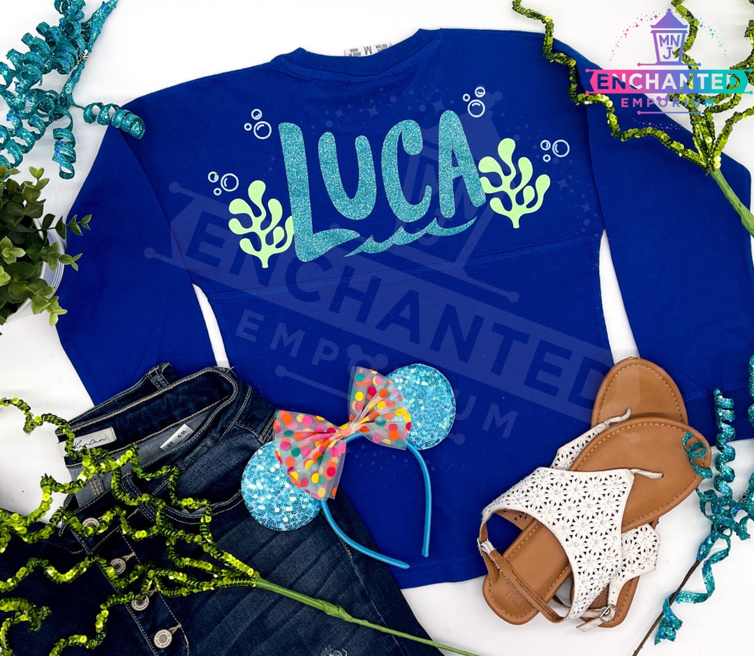 Luca Pixar Disney Inspired Jersey Shirt Disneyland Disney World Jersey ...