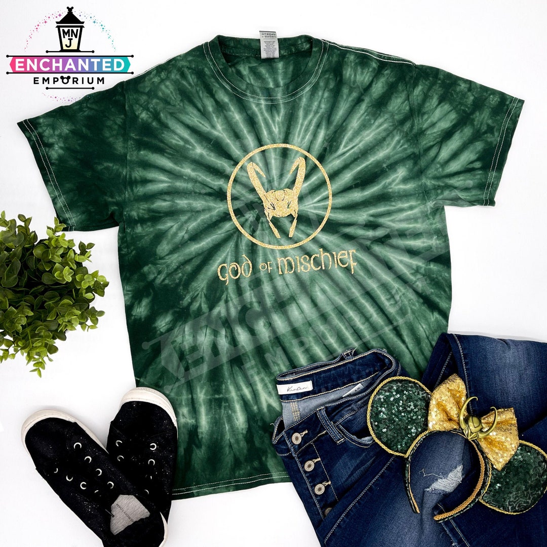 Tie Dye Loki God of Mischief Marvel Avengers Infinity War Endgame ...