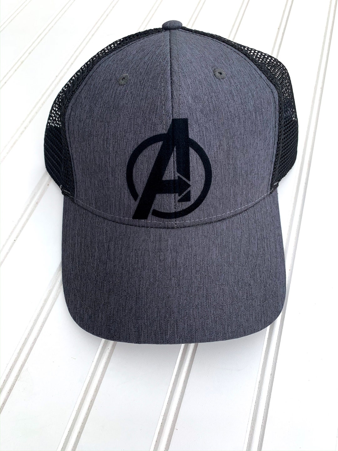 Avengers A Logo Marvel Disney Inspired Fitted Hat, Youth Adult Women ...