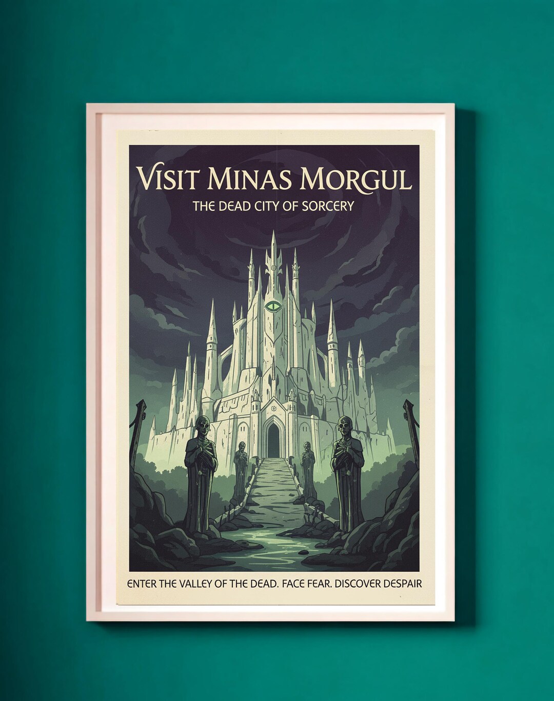 Visit Minas Morgul Poster | Lord of the Rings Wall Art | Dark Fantasy ...