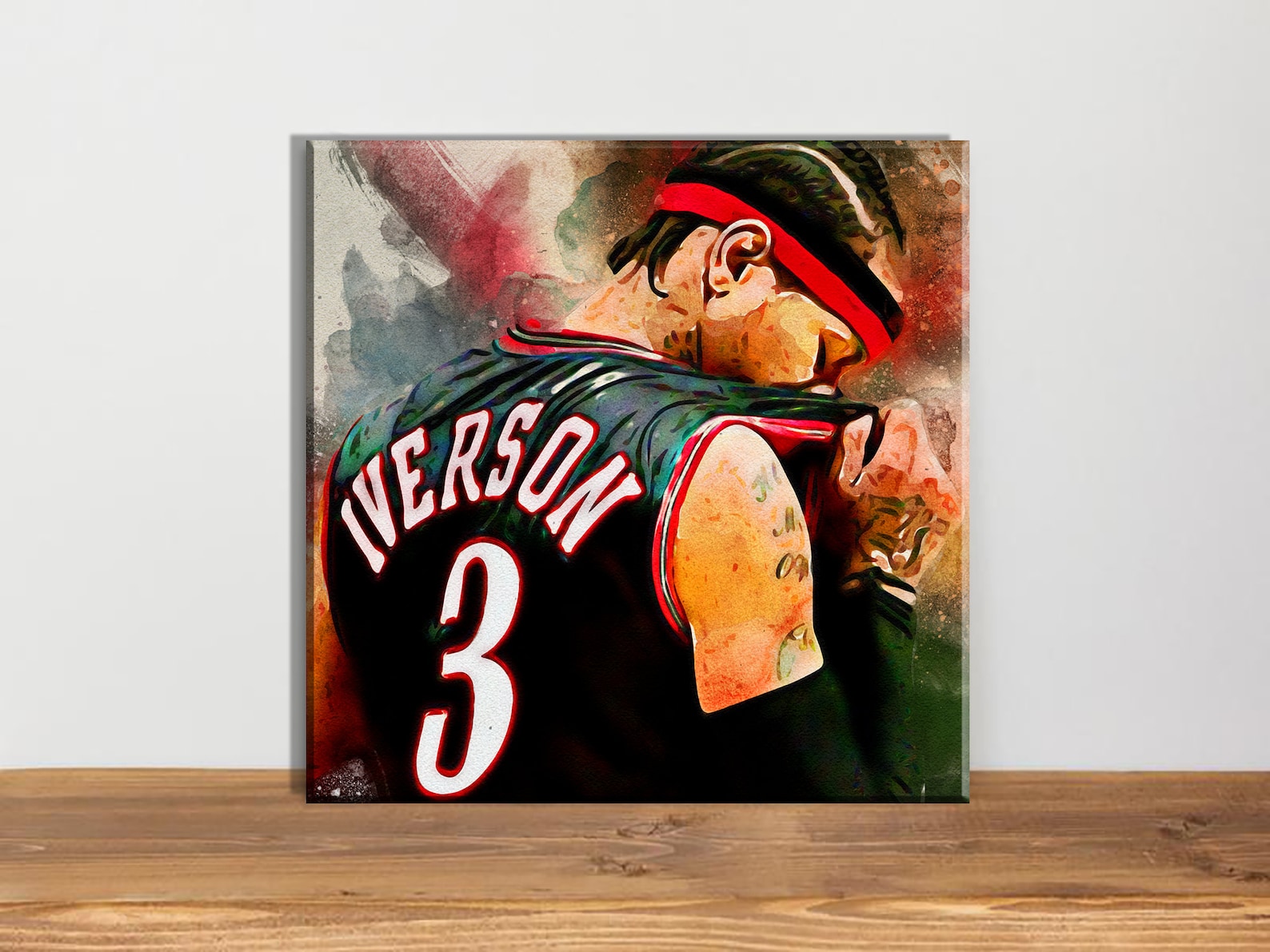 Allen Iverson Canvas Print Poster Art the Answer - Etsy