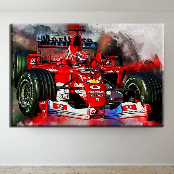 Ferrari F2004 Poster - Etsy