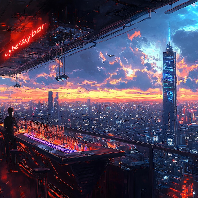 Cyberpunk Wall Art - Etsy