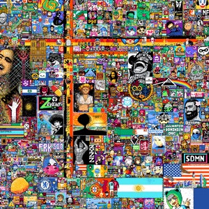 R/place Reddit Rplace "last Version" 2022 Wall Art Canvas Print Poster ...